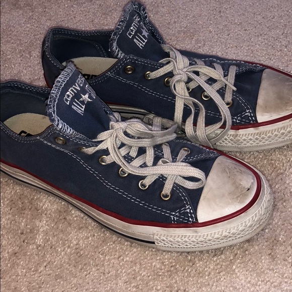 Converse | Shoes | Converse Sneakers Red White And Blue | Poshmark